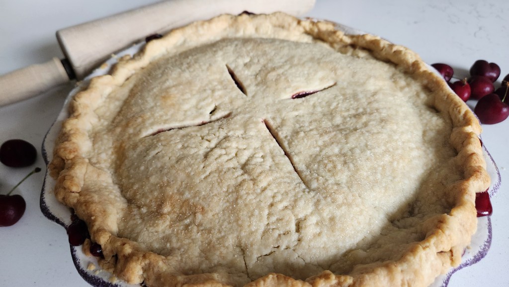 Homemade Cherry Pie - Faithful Acres Farmhouse