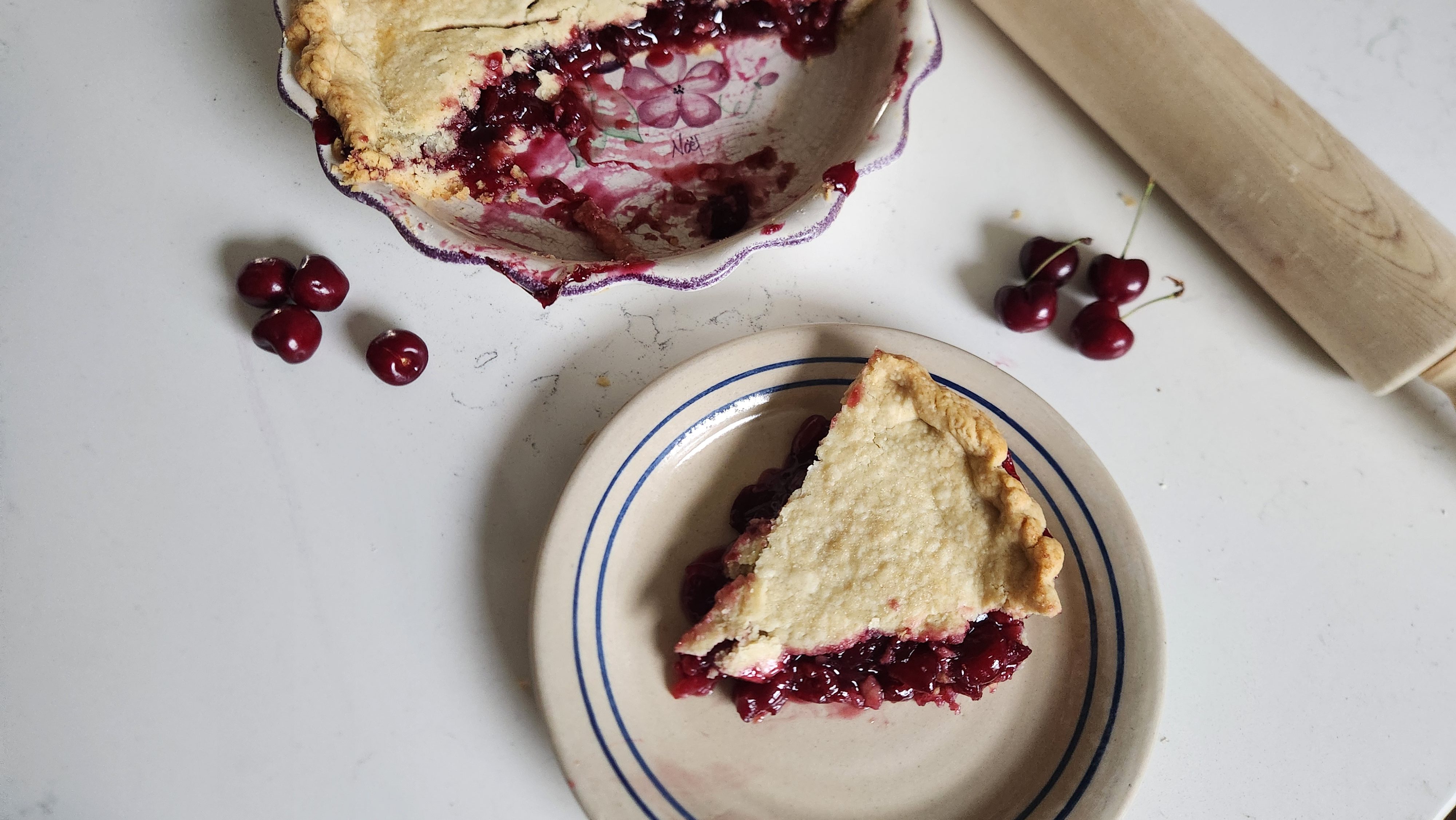 Homemade Cherry Pie - Faithful Acres Farmhouse
